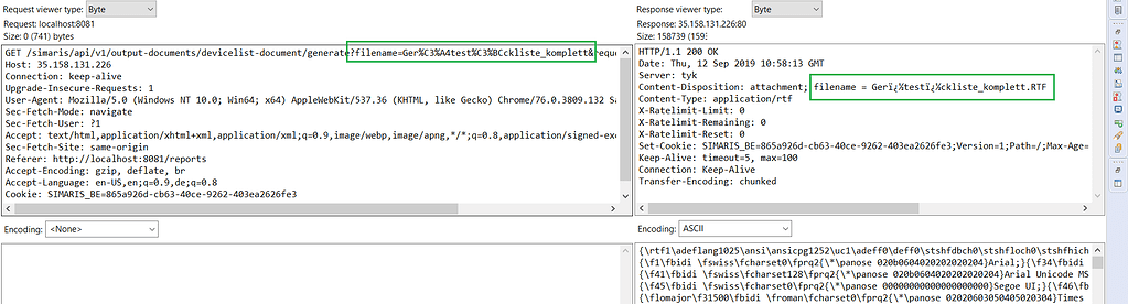 Tyk gateway - File download: special characters issue - Installation and Deployment - Tyk API ...