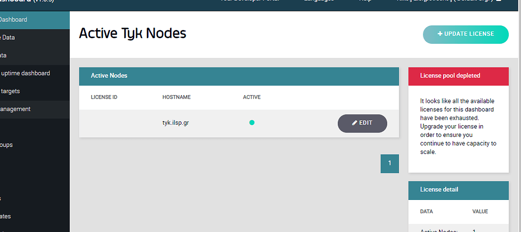 License pool depleted error - Administration and Operation - Tyk API Management Community Forum
