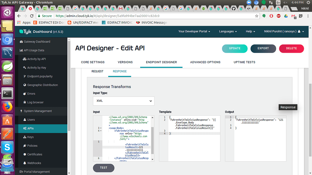 XML to JSON template conversion not working - Support - Tyk API Management Community Forum