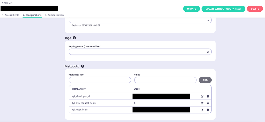 API Key linked to a developer not showing on dashboard - Administration and Operation - Tyk API ...